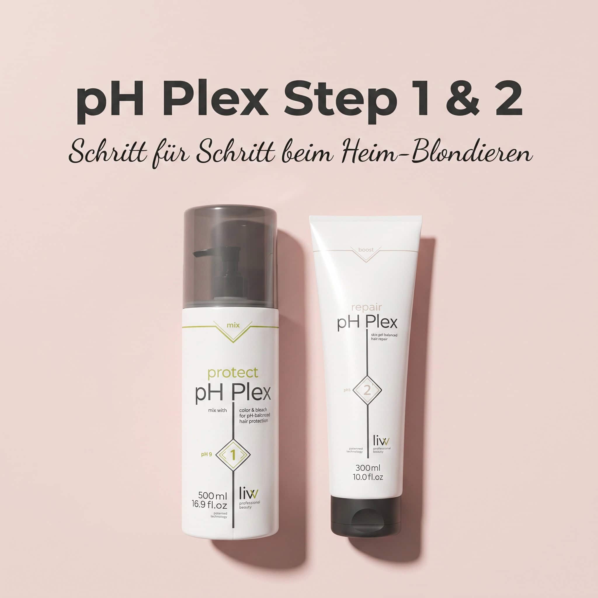 pH Plex Step 1 & 2: Heim-Blondieren ohne HaarschädenSchritt-für-Schritt ...